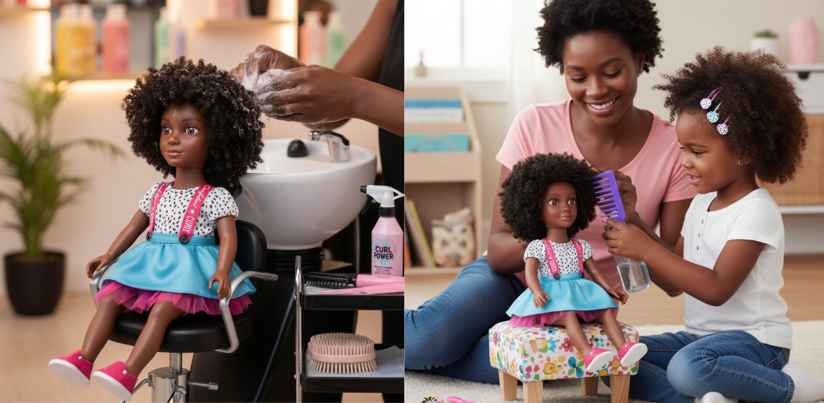 How to take care of your Beautiful Curly Me Bella Doll’s Natural Curly