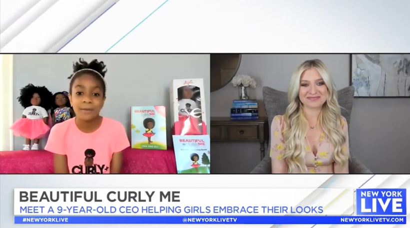 Zoe's feature and interview on New York Live. – Beautiful Curly Me