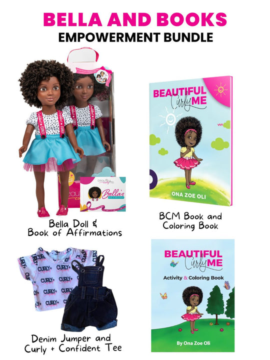 All- Beautiful Curly Me Collection of Dolls, Hair Care, Books and More