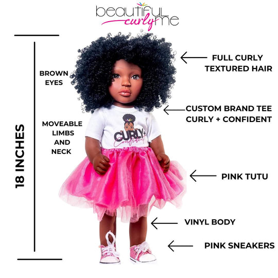 All- Beautiful Curly Me Collection of Dolls, Hair Care, Books and More