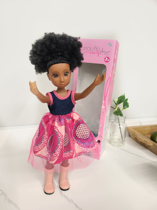 All- Beautiful Curly Me Collection of Dolls, Hair Care, Books and More